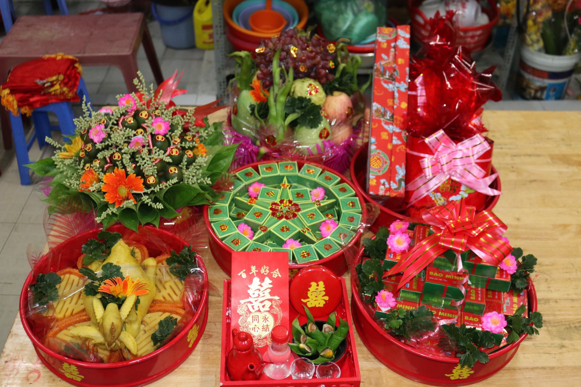 Tìm hiểu về sự đa dạng bánh cưới truyền thống Việt Nam